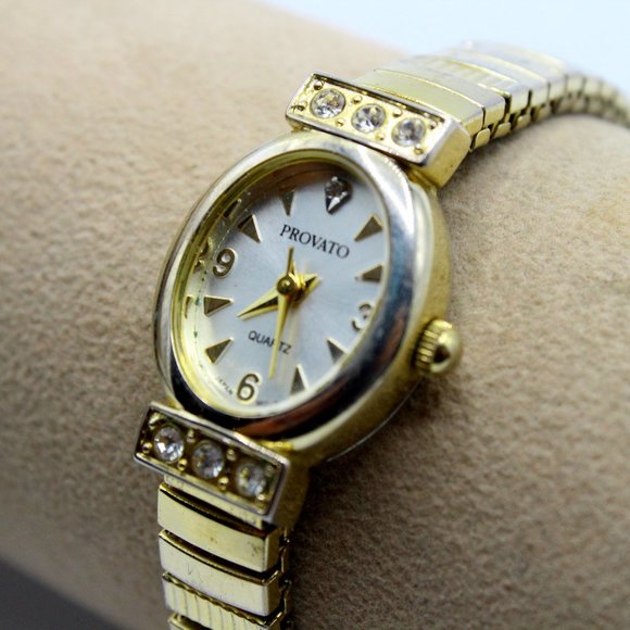 Provato | Accessories | Vintage Provato Womens Casual Retro Rhinestone ...